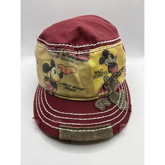 Disney | Accessories | Disney Mickey Mouse Hat Adjustable Comic Red ...
